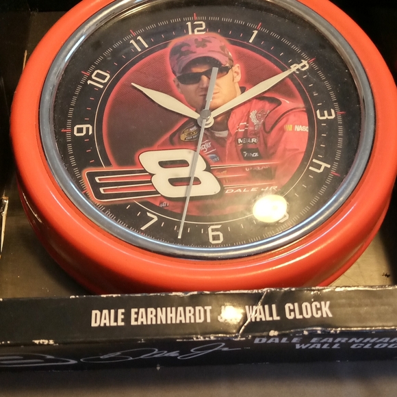 Nascar | Wall Decor | Nascar Red And Black Wall Clock | Poshmark